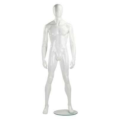 Male White Faceless Mannequin | Free Delivery